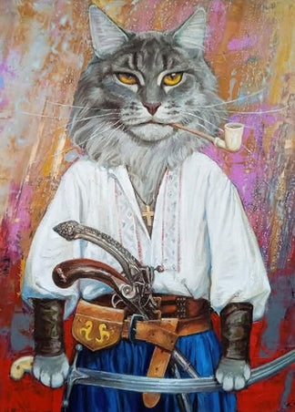Cossack cat Postcard | Postal Ukraine