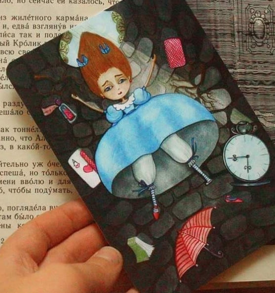 Alice in Wonderland Fairy Tale Postcard by Online | Postal Ukraine