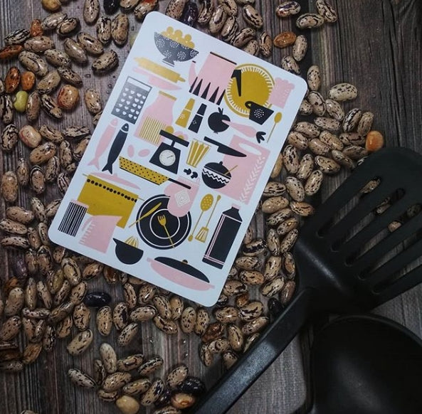 Retro kitchen postcard. Postcard store - Postal Ukraine
